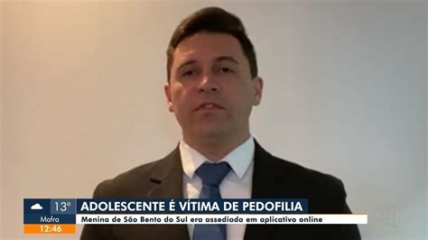 Vídeo Adolescente é Vítima De Pedofilia Menina De São Bento Do Sul
