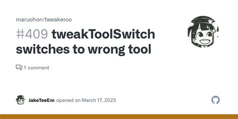TweakToolSwitch Switches To Wrong Tool Issue Maruohon Tweakeroo GitHub