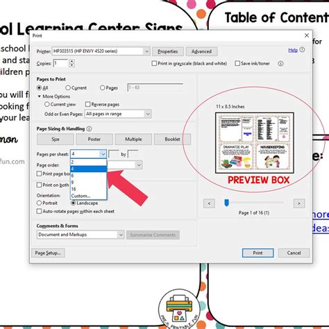 How To Print Multiple Pages Per Sheet For Prebabe Activities Pre K Printable Fun