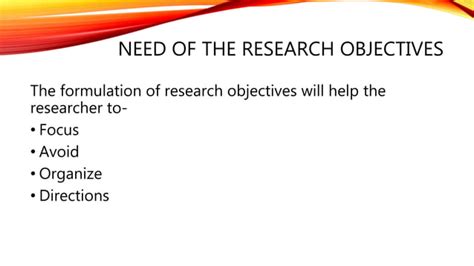 Formulating Research Objectives Pptx