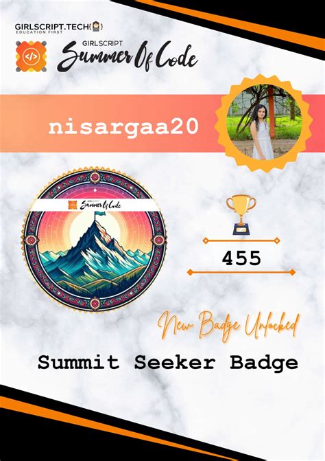 Nisarga G R On Linkedin Gssoc Gssocbadge Girlscript Opensource Gssoc24 10 Comments