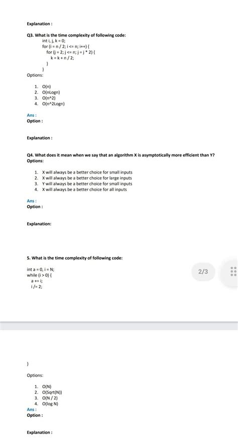 Solved 803 Advanced Algorithms Complexity Analysis Chegg