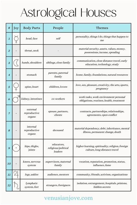 Astrological Houses How They Shape Your Life And Relationships Birth