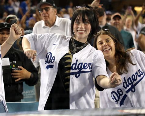Billie Eilish Dances To Bad Guy At Dodgers Game