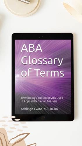 ABA Glossary Of Terms Terminology And Acronyms Used In ABA Ebook ABA Resource Center