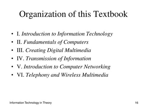 Ppt Chapter 1 Introduction To Information Technology Powerpoint