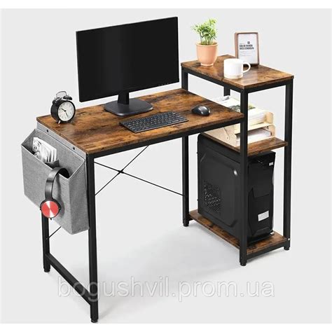 Стол Письменный Металлический Лофт с Полкой Bonro 244 для Подростка ...