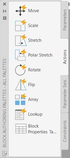 Dynamic Blocks Constraining Block Attributes With Stretch Action
