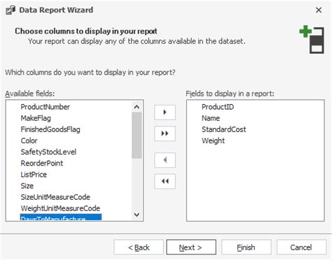 Filtering Report Data