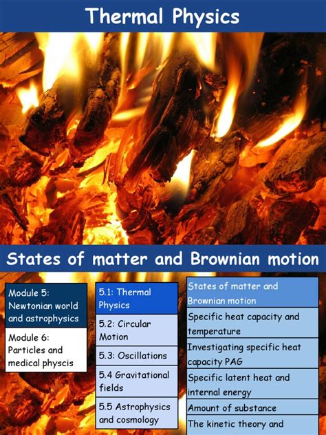 Thermal Physics Powerpoint Pdf Gases Mole Unit