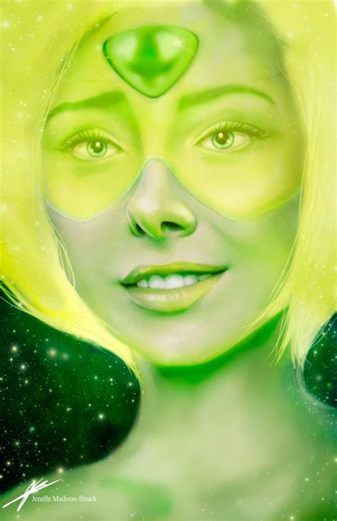 Peridot Steven Universe By JenelleArt Deviantart Com On DeviantArt Steven Universe Gif