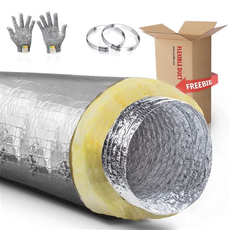 Fiberglass Duct Insulation Flexible Ducting Diameter Fiberglass Double