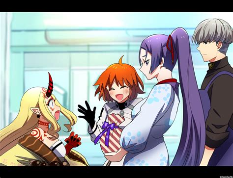 Fujimaru Ritsuka Minamoto No Raikou Ibaraki Douji And Watanabe No