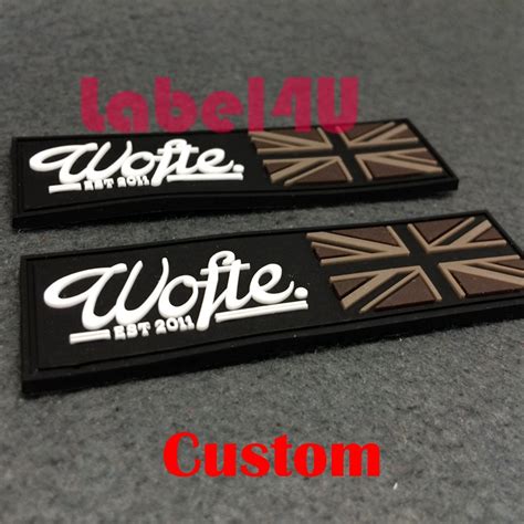 Custom Rubber Patch Logo Custom Rubber Logo Patches Pvc Rubber Patch L W 2 ≤2 2 Colors