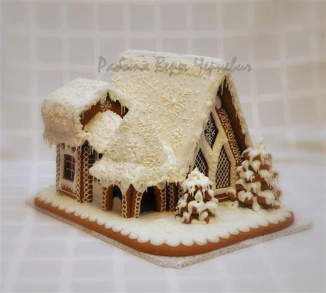 Мастер класс по росписи имбирных пряников полный курс Новогодний пряничный домик Журнал