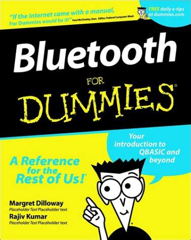 Bluetooth For Dummies By Dilloway Goodreads