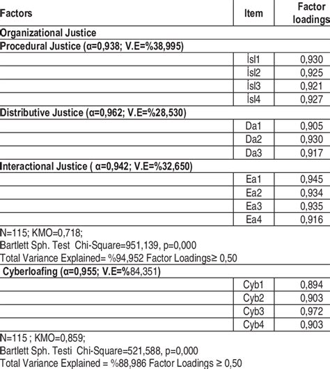 Exploratory Factor Analysis Download Table