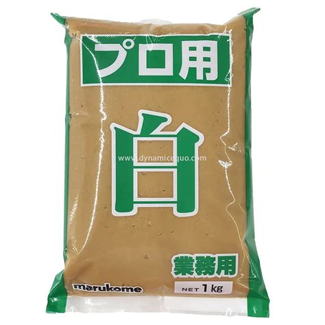 Marukome Miso White 1kg Non Halal Professional Use Shiro Miso