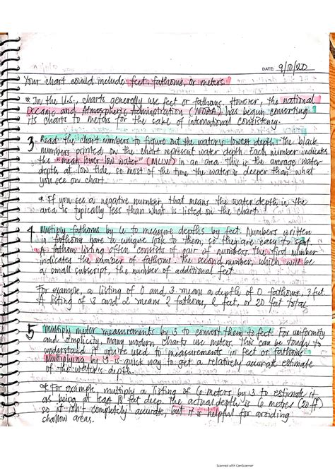 SOLUTION How To Read A Nautical Chart Studypool