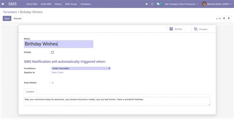 Odoo Sms Notification Send Sms Notification Directly From Odoo