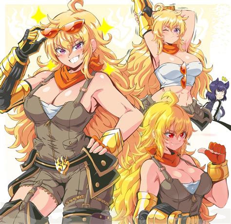 Yang Xiao Long And Blake Belladonna Rwby Drawn By Lewdamone Danbooru