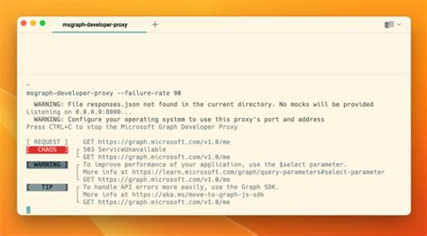 Microsoft Annonce Microsoft Graph Developer Proxy V04 Avec Une Sortie De Console Améliorée De