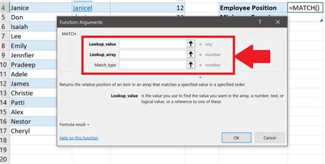 How To Use Match Function In Excel With Examples