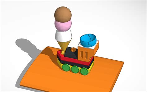 3d Design Train Tinkercad
