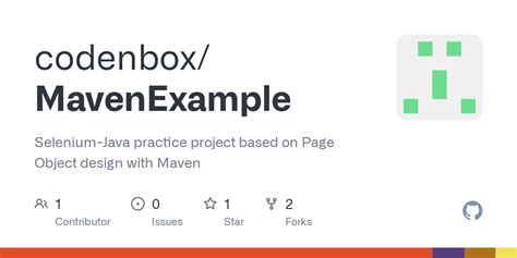 Github Codenbox Mavenexample Selenium Java Practice Project Based On Page Object Design With