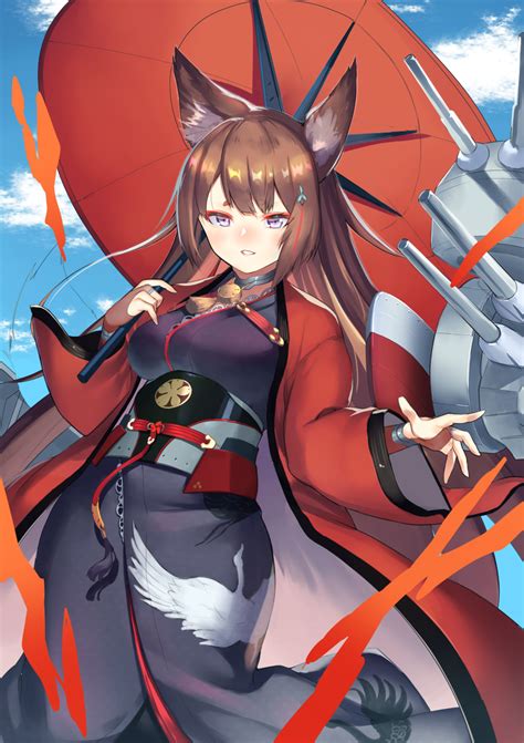 Amagi Azur Lane Animal Ears Animal Ears Anime Kemonomimi