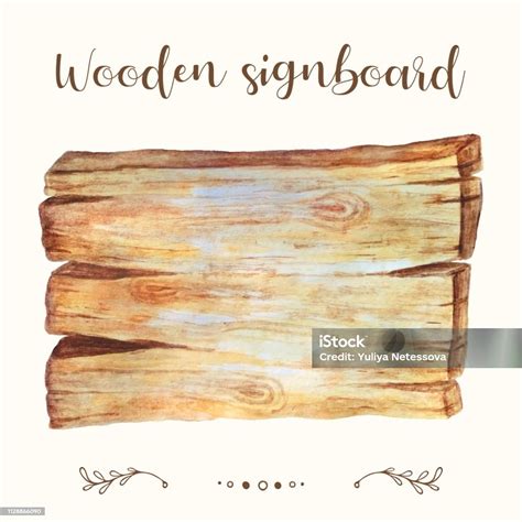 나무 간판 판자 벡터 나무 간판 광고 판매 배너 웹 텍스트에 대 한 판자 벡터 일러스트 레이 션 수채화 판자 나무 간판 텍스트 배경 고립 된 나무 간판 판자 벡터입니다 목재