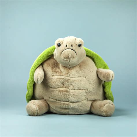 Jellycat Romantic Timmy Turtle Plush Striped Shirt Red Scarf Soft