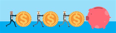 아랍어 사업가 롤링 달러에 동전을 돼지 상자 성공적인 아랍 비즈니스 그룹 성장 금융 성공 팀웍 개념 복사 공간 평면 배너 부의