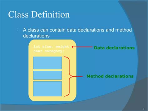 Class And Object User Defined Method Ppt Programming Languages
