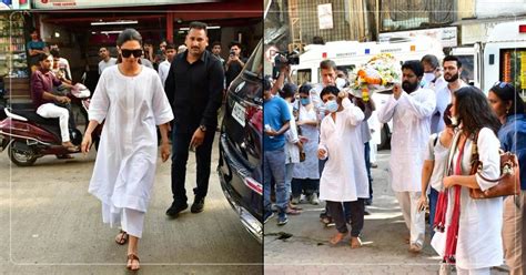 બોલીવુડની મોટી હસ્તીનું નિધન થતા જ અંતિમ વિદાય આપવા ઉમટ્યા સેલેબ્સ રાની મુખર્જીથી લઈને દીપિકા