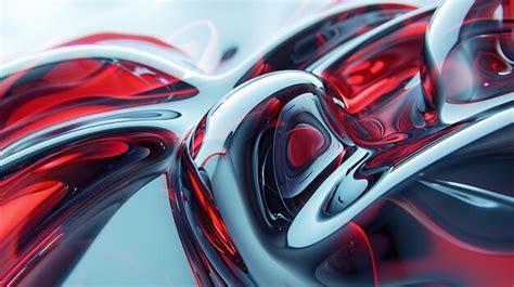 Premium Photo 3d Rendering Of An Abstract Organic Form With Smooth Flowing Lines