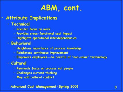 Ppt Activity Based Management Abm Powerpoint Presentation Free