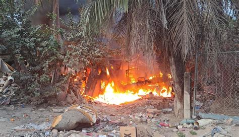 Arde Jacal En Palmar Del Progreso