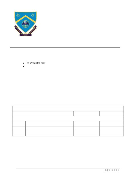 Graade 8 Ebw Kontroletoets Pdf