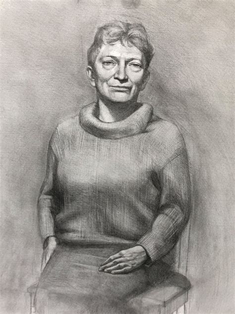 Artstation Portrait Of Older Lady