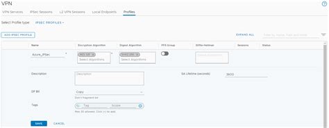 part 1 site to site ipsec nsx t and azure cloud oasis