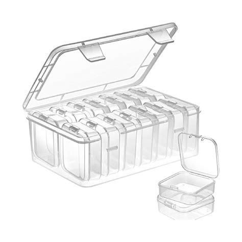 Small Storage Box With Lid Small Plastic Clear Box Plastic Storage Container Box Empty Mini