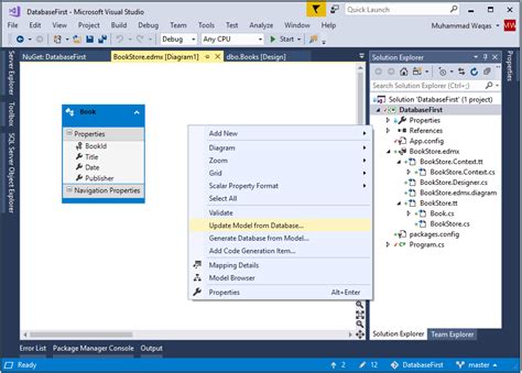 c entity framework db first can i inherit from base model in order to add my functionality