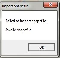 Failed To Import Shapefile Invalid Shapefile Esri Community