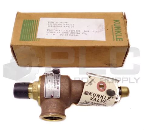 Nueva VÁlvula De Alivio De Seguridad Kunkle 6010dcm01 Km 12 300psig