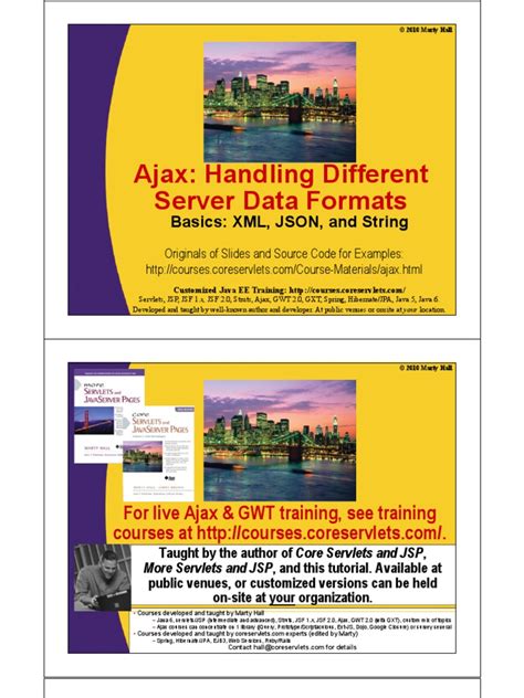 Ajax Data Handling Pdf Java Servlet Java Server Pages