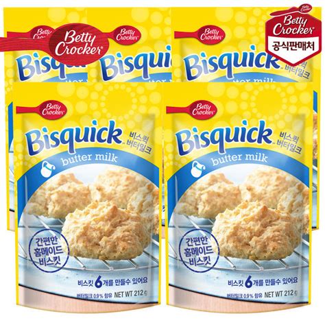 비스퀵 비스퀵 믹스 버터밀크 5봉 홈베이킹 특가상품 위시버킷