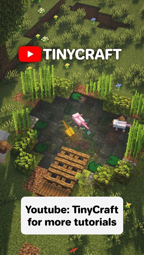 Minecraft How To Make A Cute Pond Ideias De Minecraft Projetos Minecraft Casas Minecraft