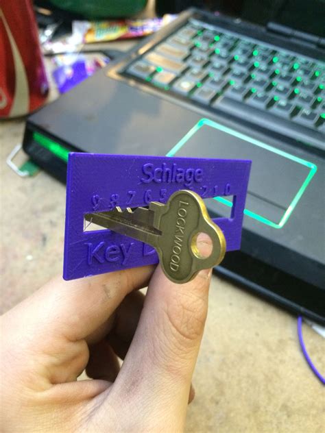 key decoder for duplicating house keys by haycurt 3d printing diy