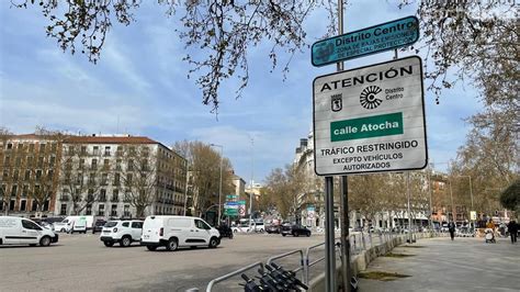 Coches Que No Pueden Entrar En La Zbe Madrid Noticias